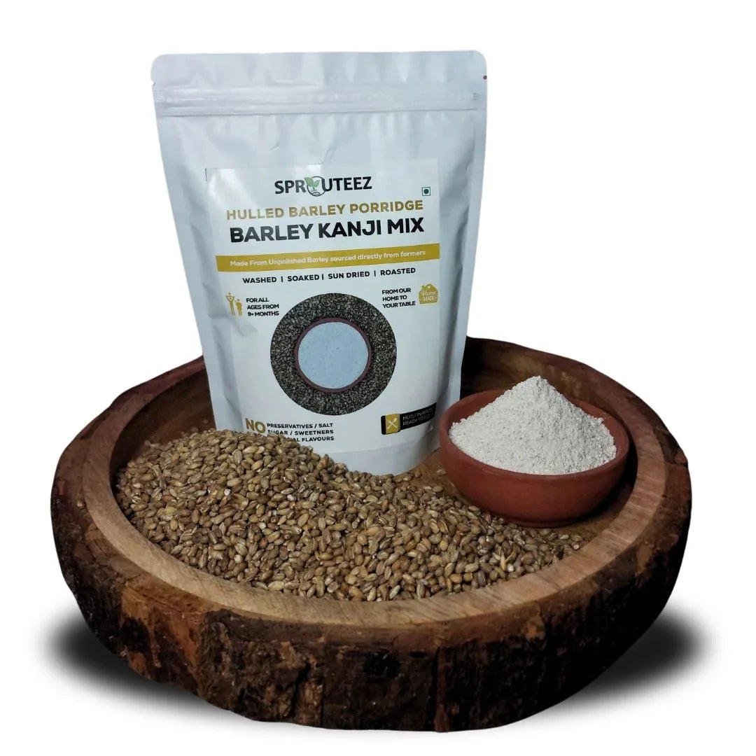 Barley porridge mix | Barley kanji for Weight loss | Hulled Barley ...