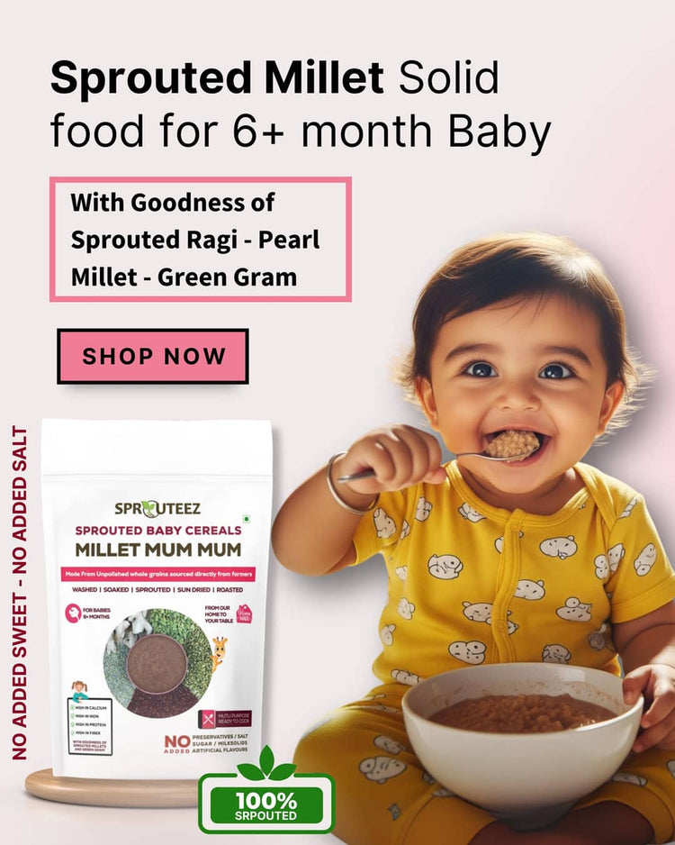 Sprouteez Store | Homemade Millet Super for Babies to Adults